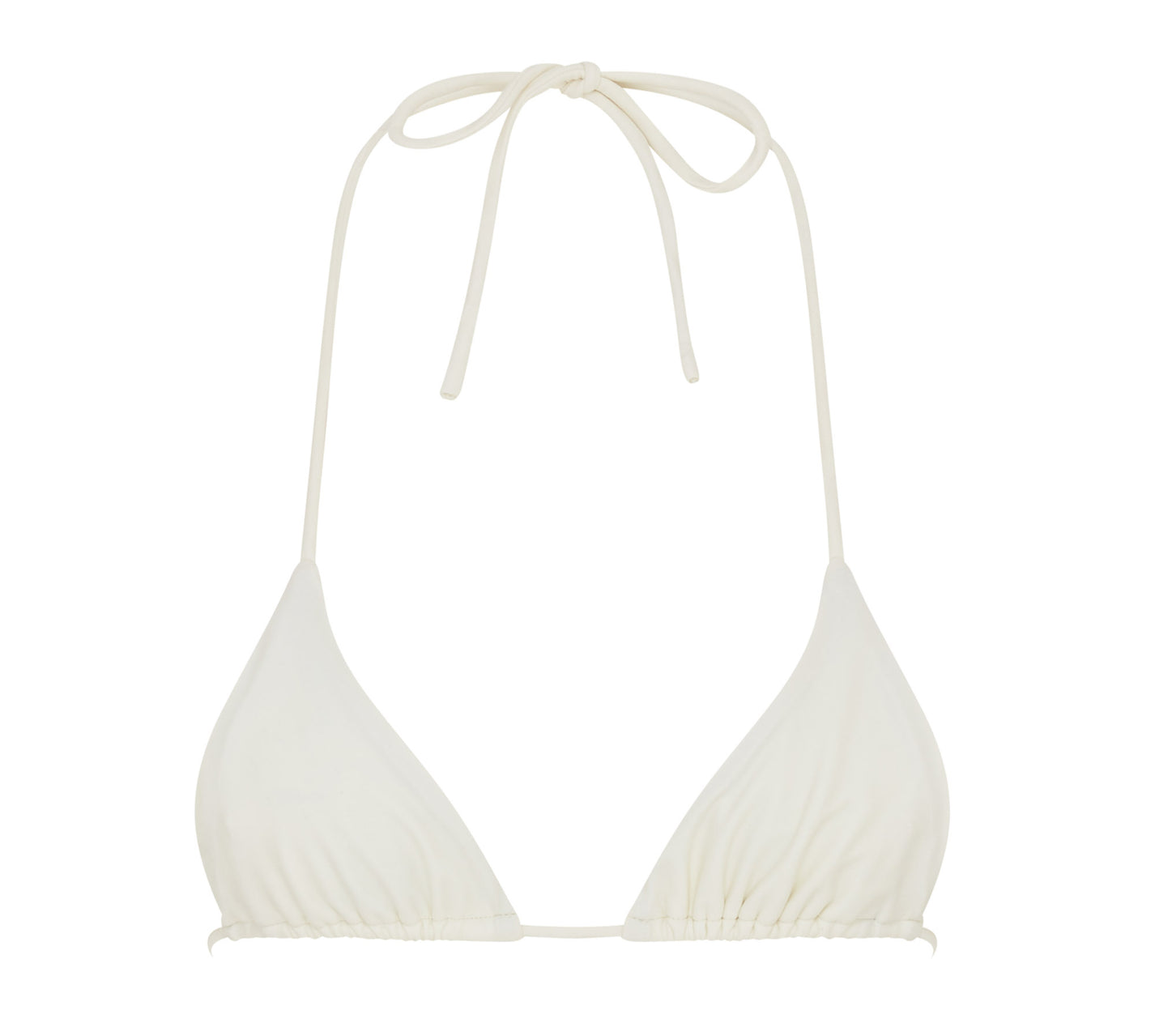 TRIANGLE BIKINI TOP | MILK (cream) NEUTRAL SWIMWEAR – Neutral Bay